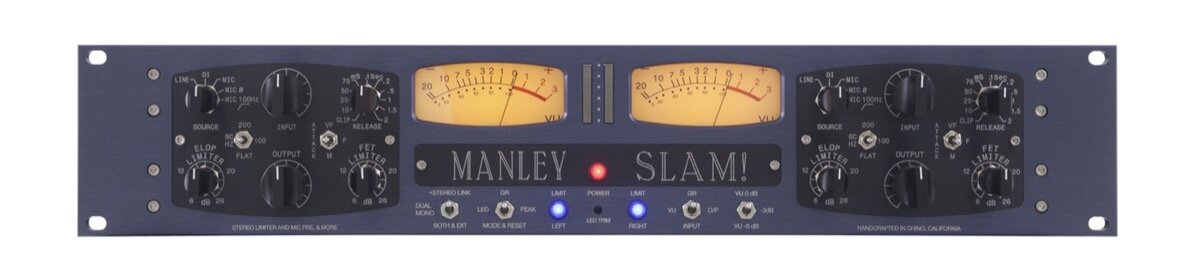 Manley SLAM Stereo ELOP and FET Limiter / Tube Microphone Preamp