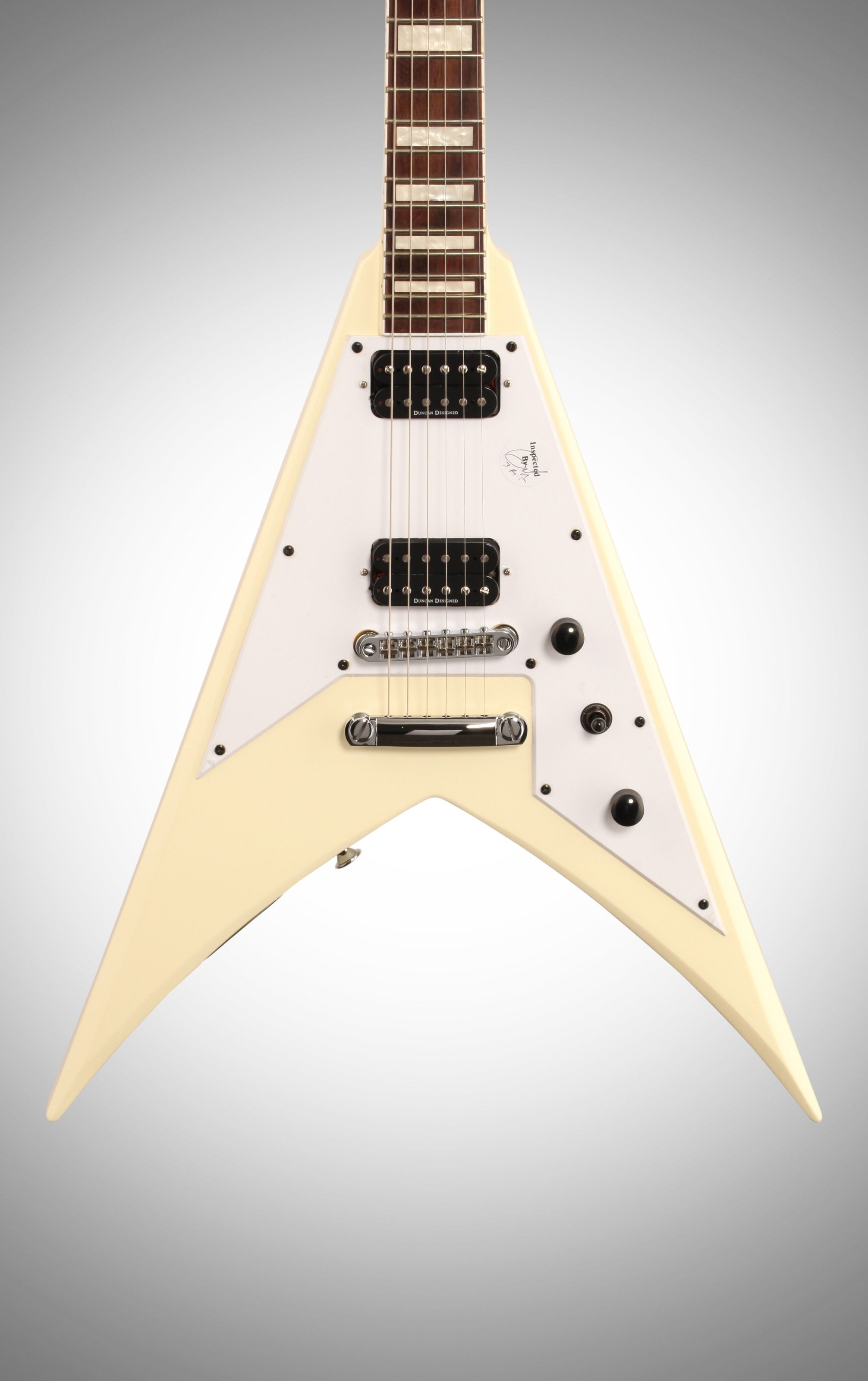 Jackson KVXT X Scott Ian Signature King V Electric Guitar, Ivory