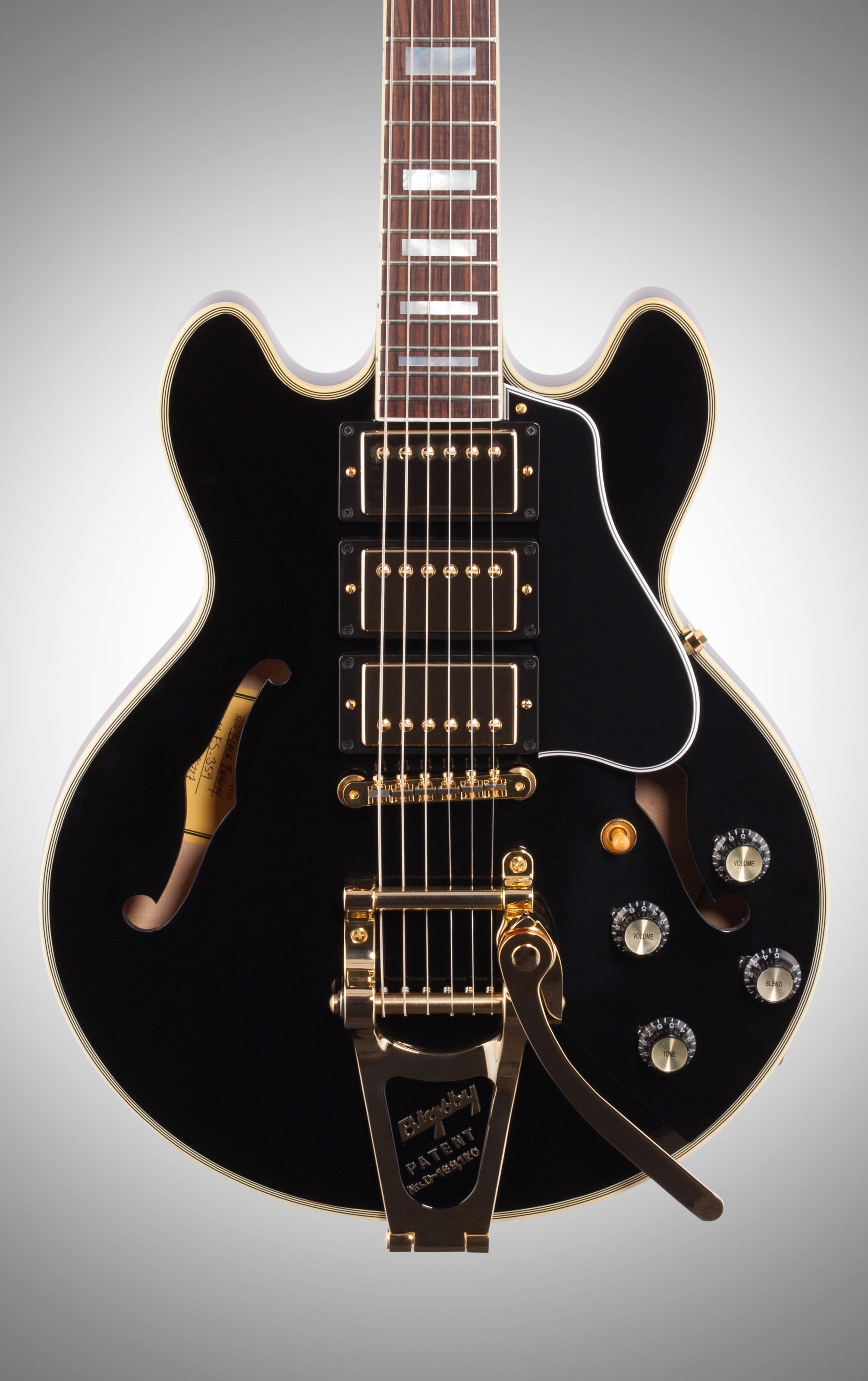 Gibson 2019 ES-359 Black Beauty Bigsby Semi-Hollowbody | zZounds