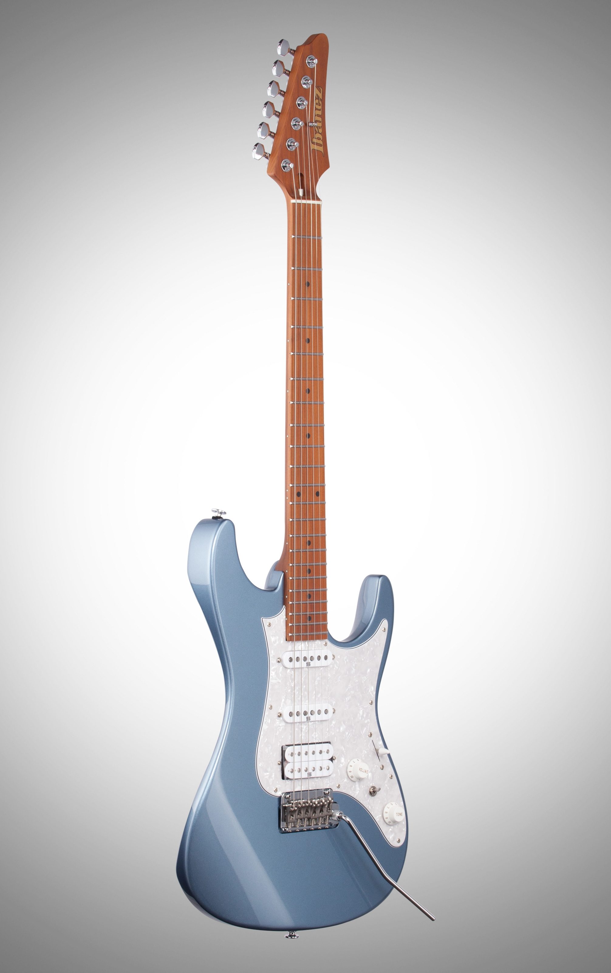 Ibanez AZ-2204 Prestige Electric Guitar (with Case), Ice Blue Metallic
