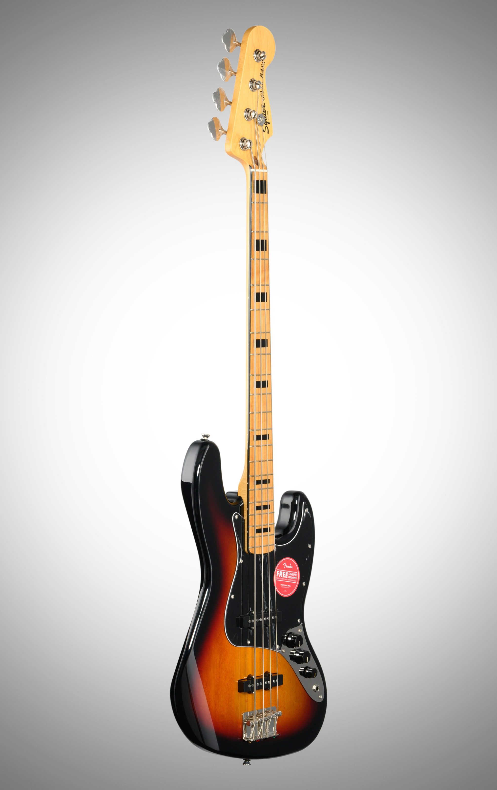 Squier Classic Vibe '70s Jazz Electric Bass, with Maple Fingerboard, 3 ...