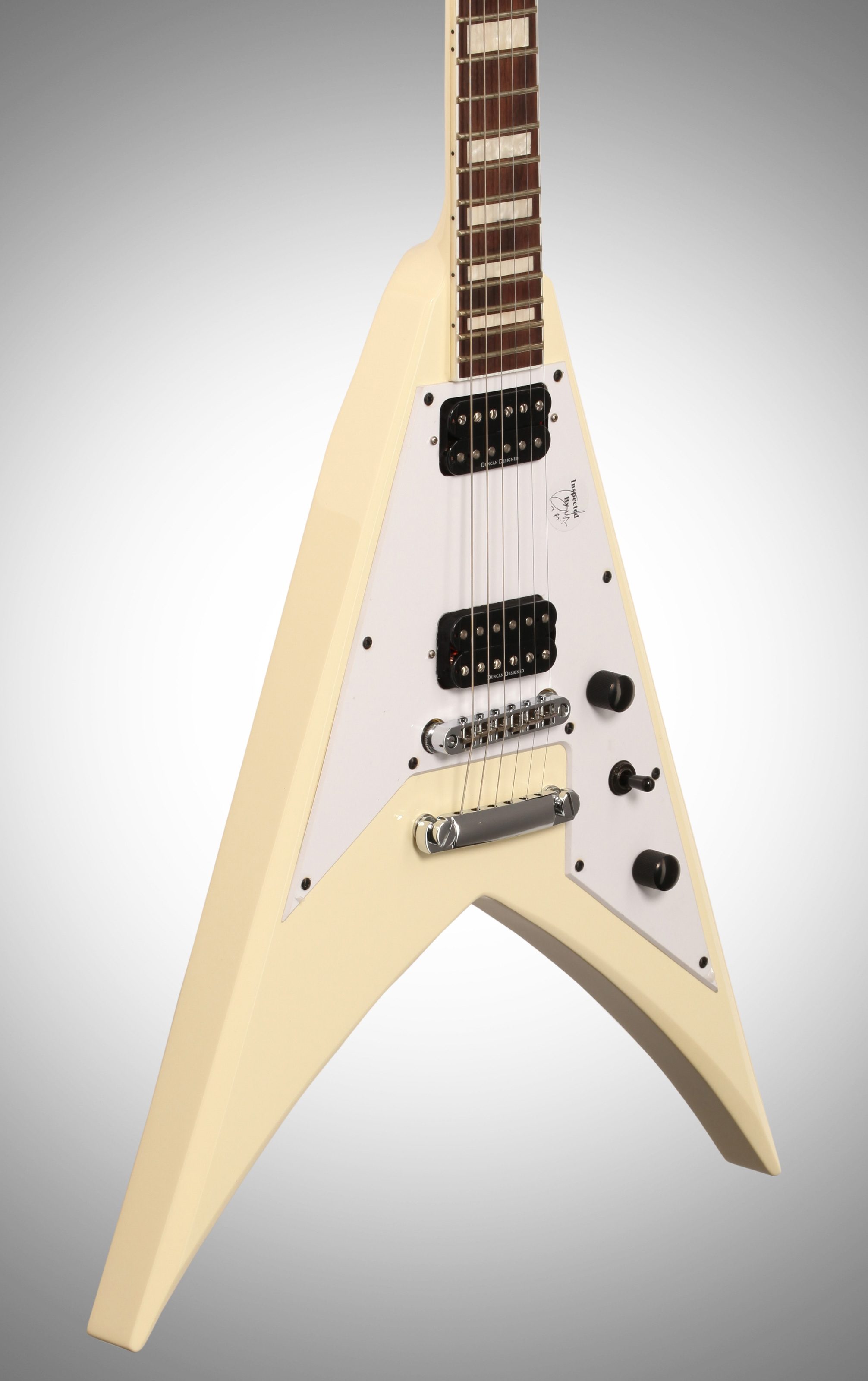 Jackson KVXT X Scott Ian Signature King V Electric Guitar, Ivory