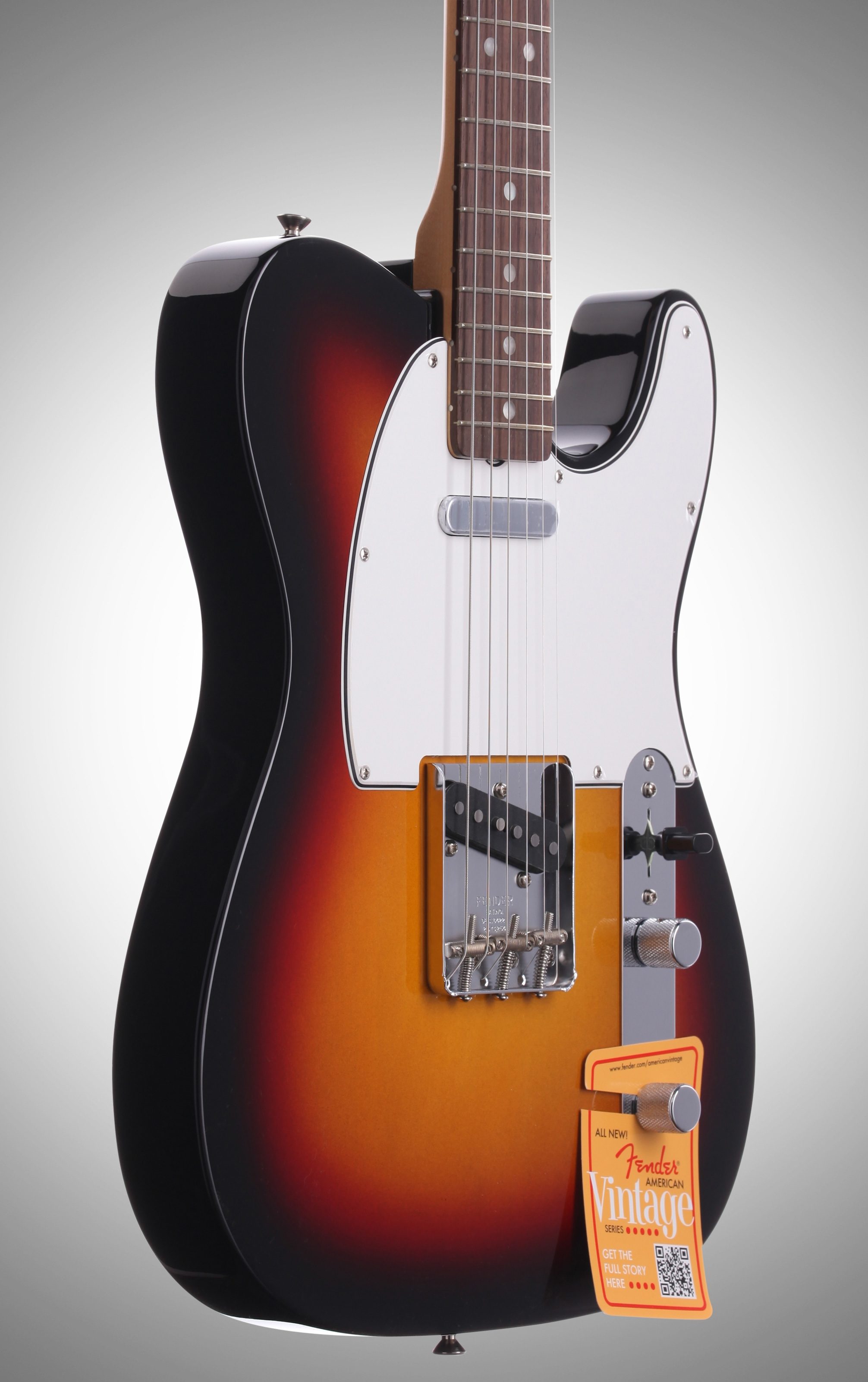 Fender American Vintage '64 Telecaster Electric Guitar, with Rosewood ...