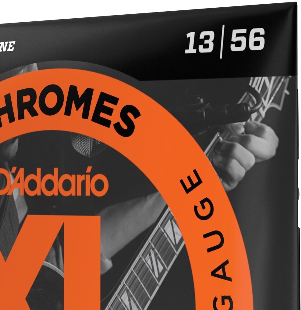 D'Addario ECG26 Chromes Flatwound Electric Guitar Strings (Medium Gauge ...