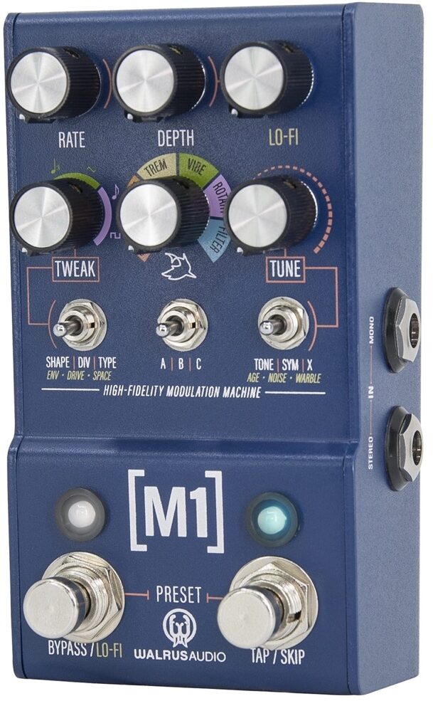 Walrus Audio Mako Series M1 High-Fidelity Modulation Machine Peda