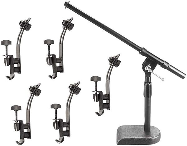 On-Stage Drum Set Mic Stand and Clips | zZounds
