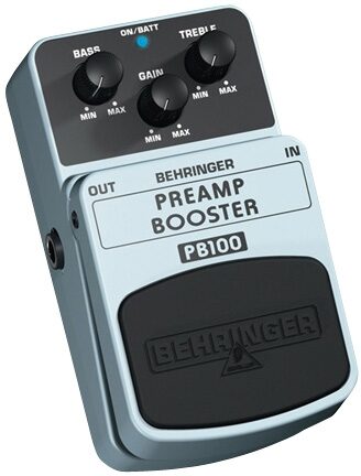 Behringer pb100 preamplifier and volume booster pedal