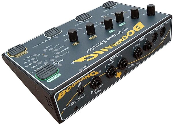 Boomerang 3 Phrase Sampler Looper Pedal | zZounds