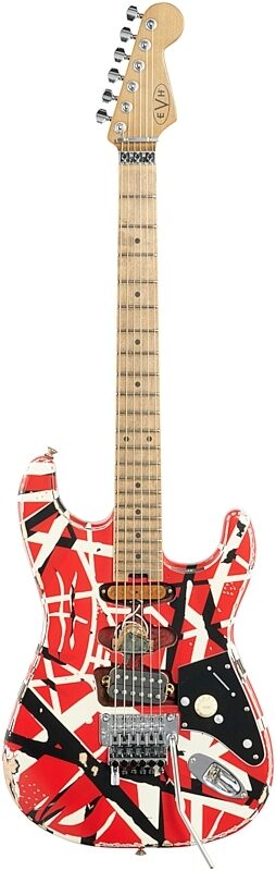 EVH Eddie Van Halen Striped Series Frankie Red White Black Relic
